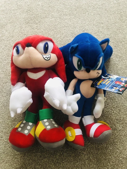 🔥SEGA SONIC THE Hedgehog- Knuckles Talking Plush Feva New Very Rare ...
