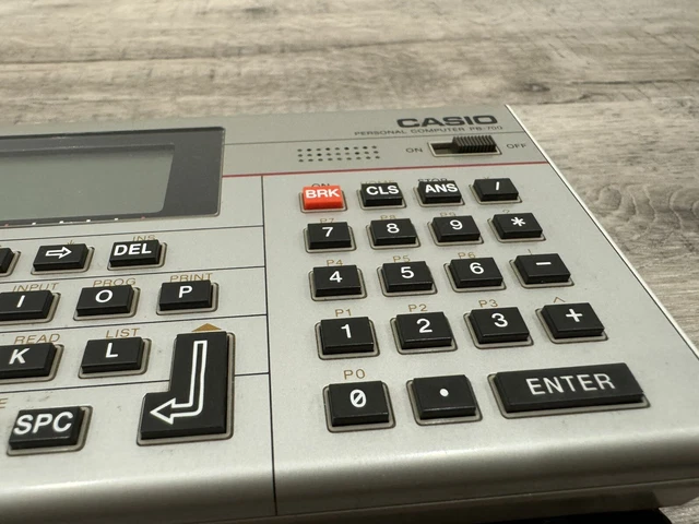 VINTAGE CASIO PB-700 Personal Computer - With Original Box - Tested ...