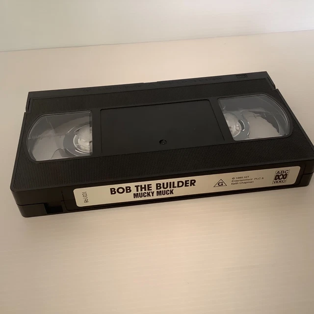 BOB THE BUILDER Mucky Muck VHS ABC for kids With Bonus Can We Fix It ...