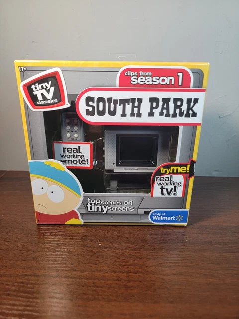 TINY TV CLASSICS South Park Edition Real Working Mini Television NEW ...
