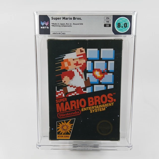 SUPER MARIO BROS NES (CIB) Super Mario Bros 1 NES (Round SOQ) - Wata ...