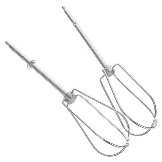 2 PCS STAINLESS Steel Mixer Whisk Attachments Replacement Beaters for ...