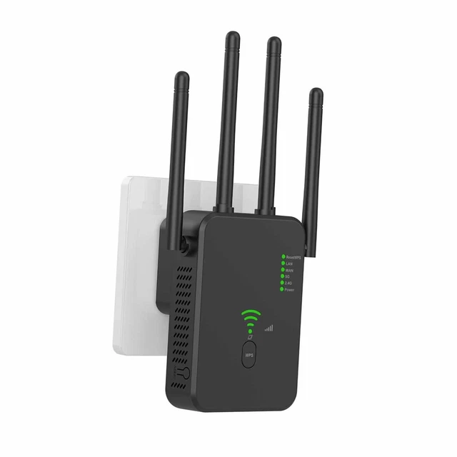 WIFI VERSTÄRKER WIFI Range Extender Wps Plug And Play Internet Extender ...
