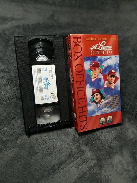A LEAGUE OF Their Own (VHS, 1992) Tom Hanks Geena Davis Madonna -Box ...