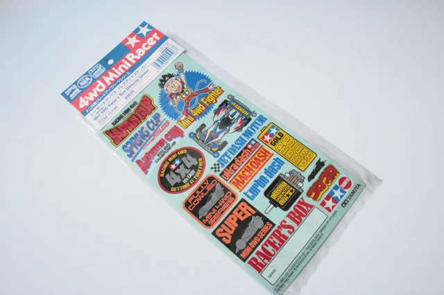 TAMIYA MINI 4WD Racer Racer's Box Dress-Up Sticker Sheet - 15196 £7.99 ...
