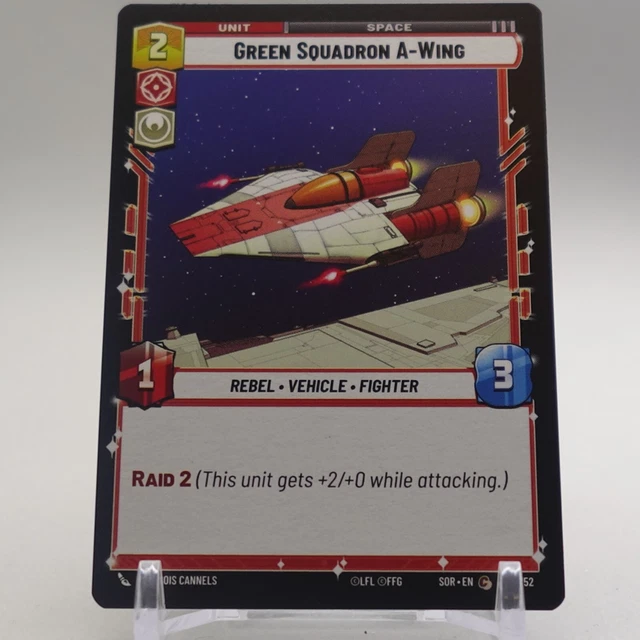 STAR WARS UNLIMITED TCG (SOR) Green Squadron A-Wing #141 NON FOIL EUR 1 ...