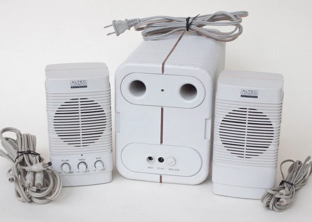 1996 ALTEC LANSING Model: ACS31 Subwoofer and 2 Speakers- Incredible ...