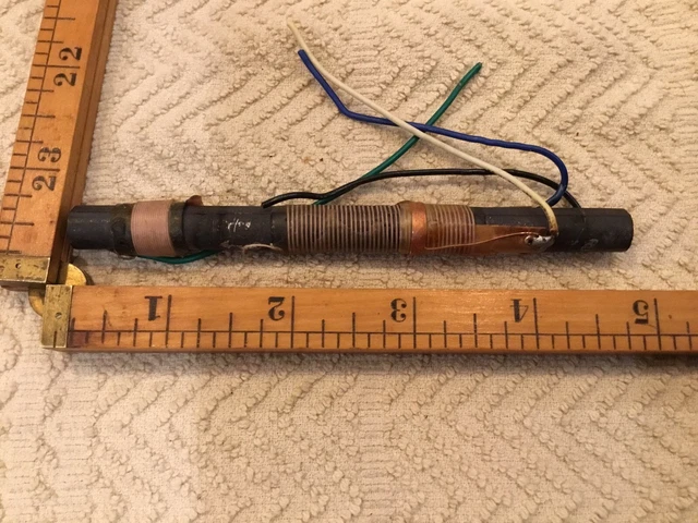 VINTAGE 4.75” FERRITE Rod Antenna Loopstick Coil Labeled RLF-2D42 18X ...
