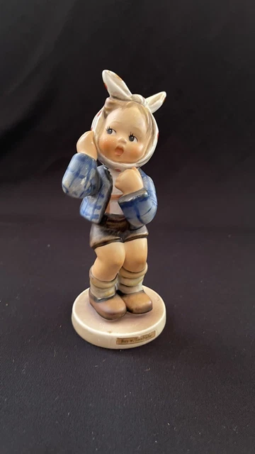 VINTAGE HUMMEL W. Goebel Boy With Toothache Figurine W. Germany $75.00 ...