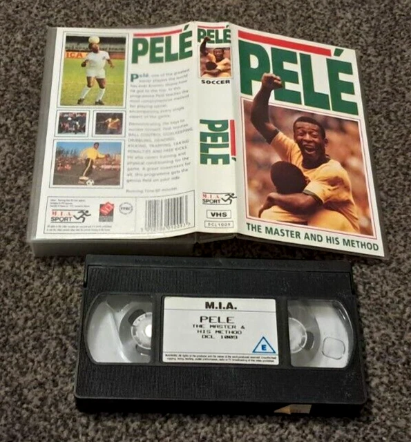 PELE THE MASTER And His Method Ball Control Dribbling Football Pal Vhs ...