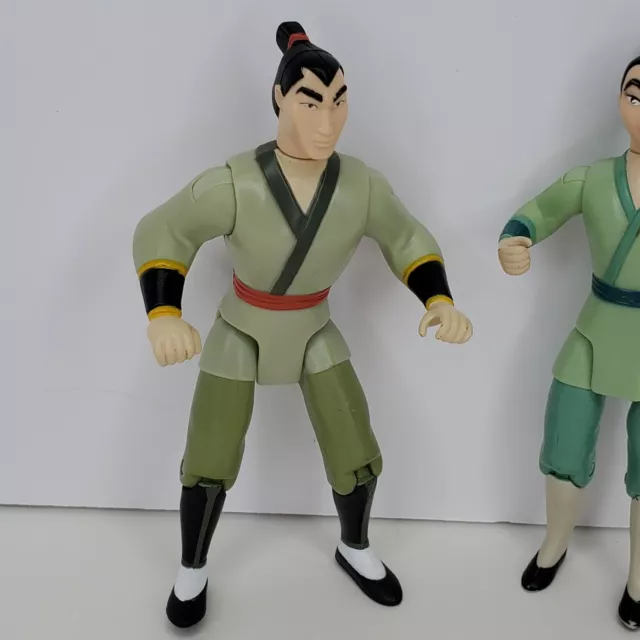 DISNEY MULAN/PING & Li Shang Fearless Rider Rare Vintage Mattel Toy ...