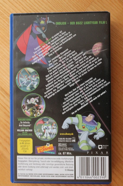 CAPTAIN BUZZ LIGHTYEAR Star Command - VHS Cassette EUR 7,00 - PicClick DE