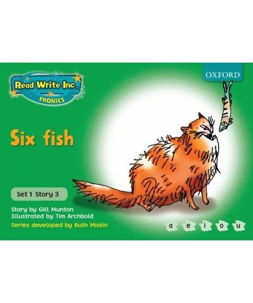 READ WRITE INC. Phonics: Green Set 1 Storybooks: Six Fish, Ruth Miskin ...