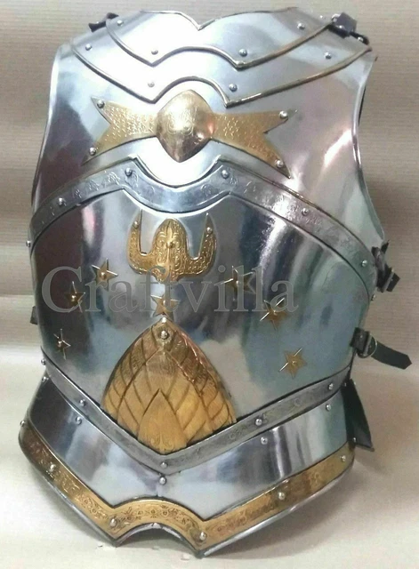 MEDIEVAL BODY ARMOR Roman Greek Muscle Body-Armor Steel Chest Plate ...