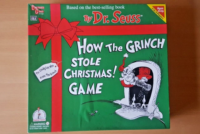 DR SEUSS HOW The Grinch Stole Christmas Board Game 2000 Vintage ...