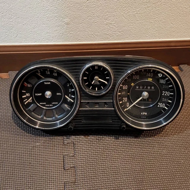 MERCEDES-BENZ W108/W109/W114 SPEEDOMETER, OEM 1145424801, Vintage ...