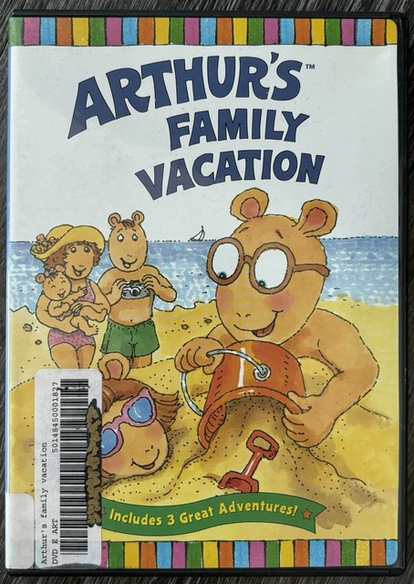PBS KIDS ARTHUR’S Family Vacation DVD Arthur DW Brain Buster Children’s ...