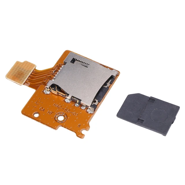 MICRO- TF CARD Slot Socket Board Replacement For Game Console Card ...