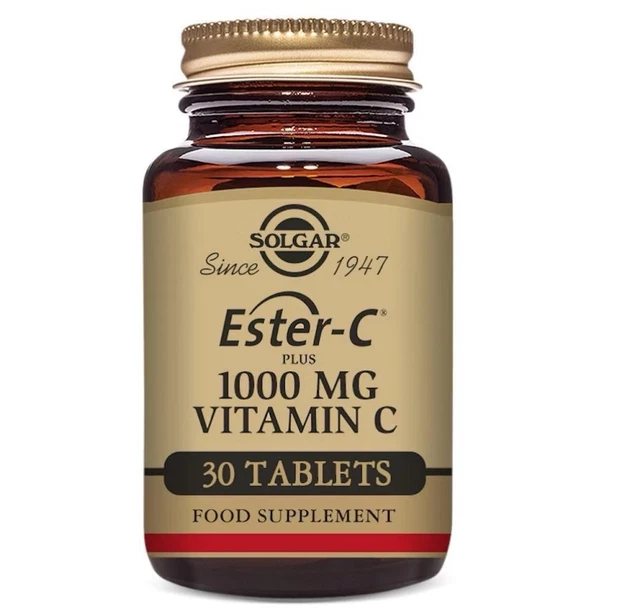 SOLGAR ESTER-C PLUS Vitamin C Supplement 1000mg, 30 Tablets £12.93 ...