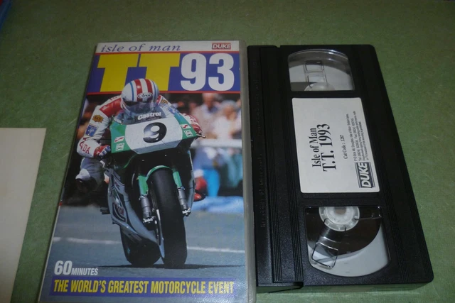 ISLE OF MAN TT 93 motor bike racing VHS £12.99 - PicClick UK