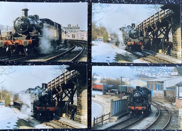 COLOUR PHOTOS OF BR Steam Locomotive 41241 £0.99 - PicClick UK