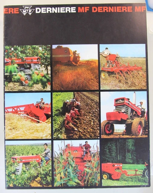 PROSPECTUS BROCHURE MASSEY Ferguson tractor catalog combine prospect tractor £41.21 - PicClick UK