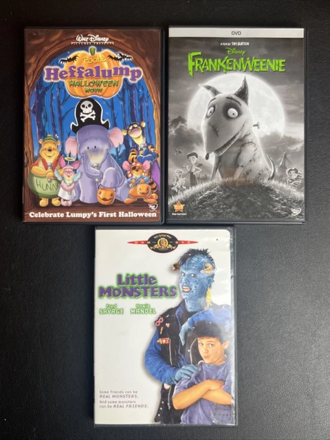 KIDS HALLOWEEN DVD Lot: Frankenweenie, Heffalump, Little Monsters £10. ...