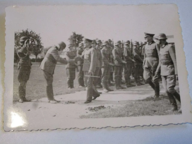 FOTO ABNAHME ROMMEL (?) Soldaten Original Papier EUR 1,00 - PicClick DE