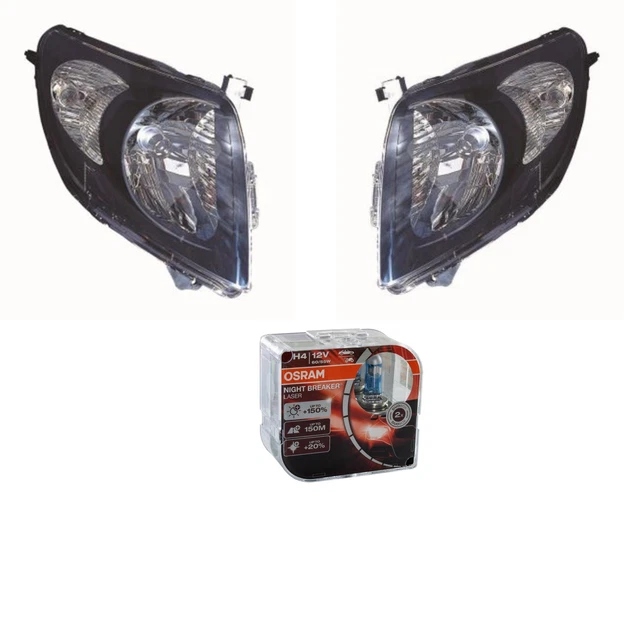 FAROS HALÓGENOS SET Derecho E Izquierdo H4 para Suzuki Swift III ...