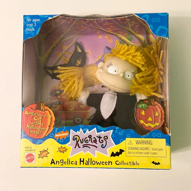 VINTAGE 1999 MATTEL Nickelodeon Angelica Cat Halloween Figure Rugrats ...