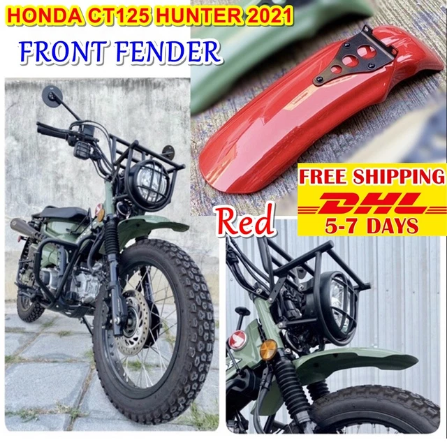 RED FRONT FENDER For Honda Ct125 Hunter Cub 2021 125 Trail Guard Rack ...