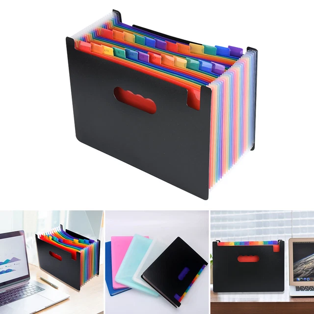 12/24 EXPANDING FILES Folder Portable A4 Expandable File Organizer ...