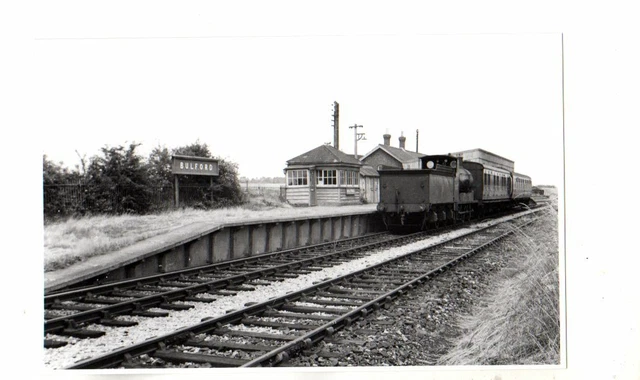 RAIL PHOTO SR LSWR Bulford station Wiltshire amesbury bulford camp £2. ...