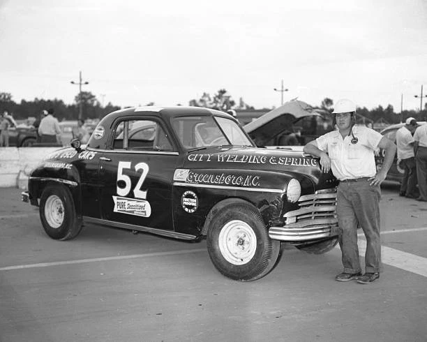 WALT FINCHUM PLYMOUTH he drove 19th-place finish Raleigh 250 NASCA- Old ...