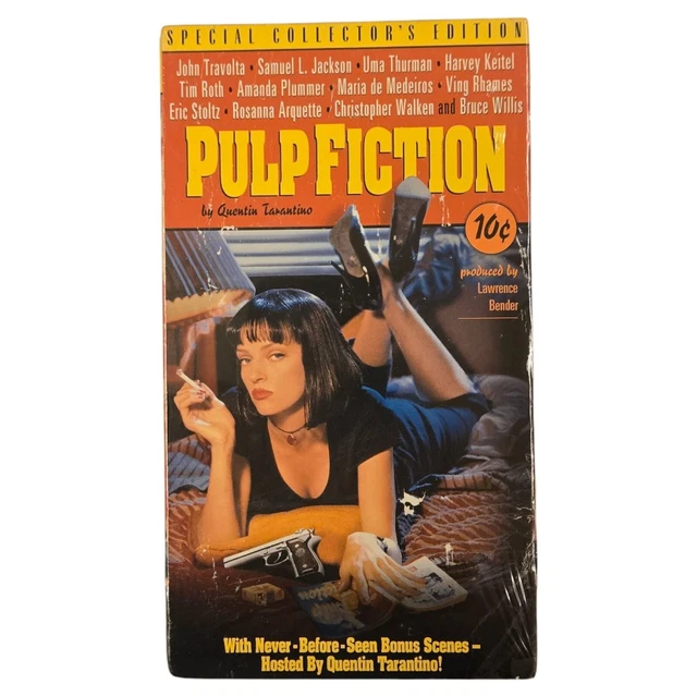 PULP FICTION VHS Movie SEALED NOS Special Collectors Edition Quentin ...