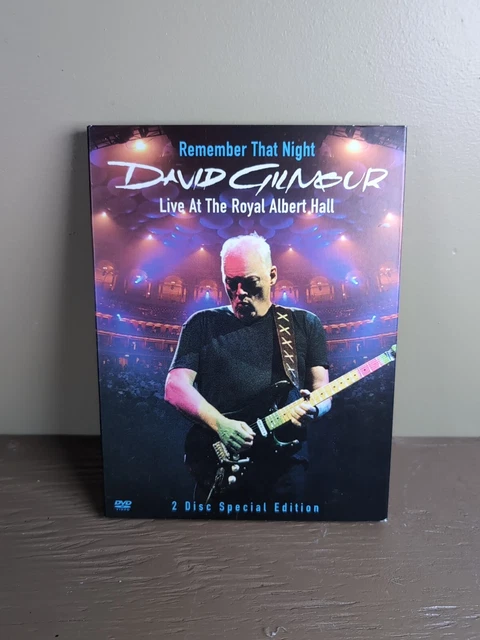 DAVID GILMOUR LIVE At The Royal Albert Hall DVD 2007 SEALED Remember ...