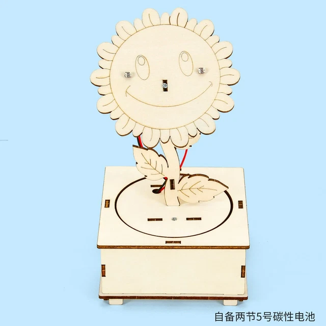 PHYSICS SCIENCE DIY Kit For Children With Electric Sunflower Model ...