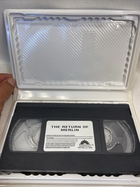 MERLIN THE RETURN Rare Family Fantasy VHS 2000 OOP HTF Clamshell Rik ...