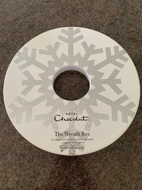 HOTEL CHOCOLAT GRAND Christmas Wreath Box (EMPTY) £5.92 - PicClick UK
