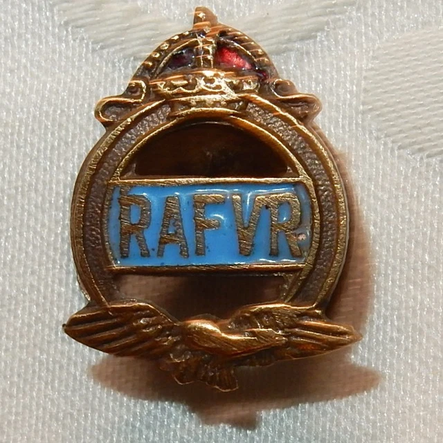 WW2 RAFVR RAF Royal Air Force Volunteer Reserve Military Badge World ...