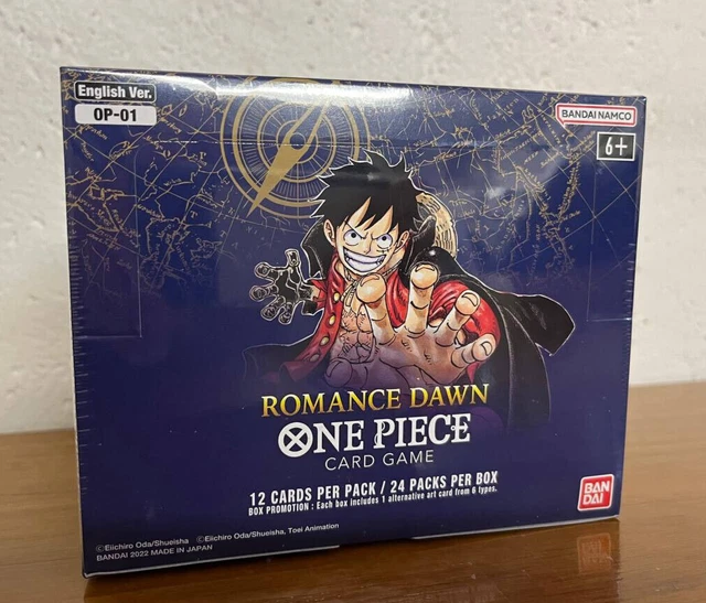 ONE PIECE CARD Game Op01 Romance Dawn Booster Display Reprint Englisch EUR 499,99 - PicClick DE