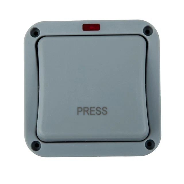 OUTDOOR WATERPROOF DOORBELL Switch IP66 Plastic 220V~250V Smooth and ...