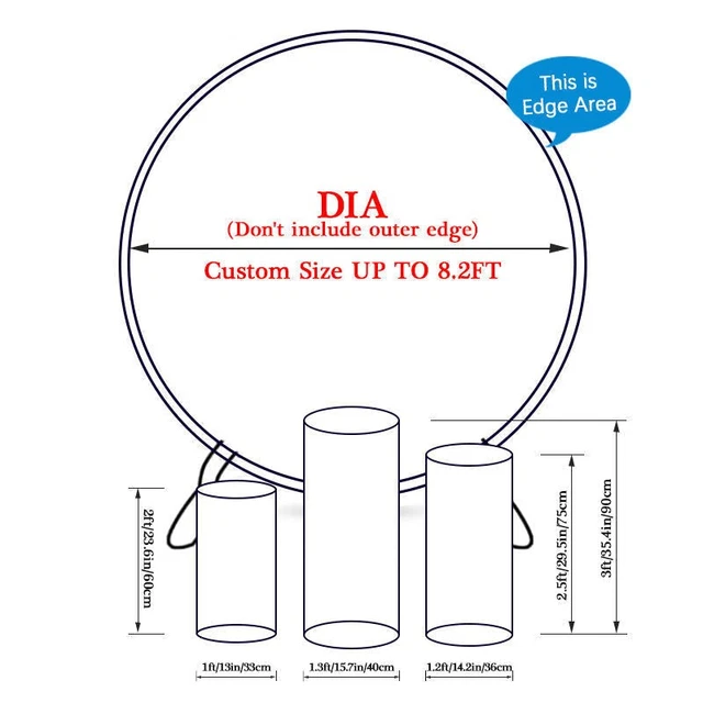 GOLD AND PINK Flower Round Backdrop Kit For Party $35.97 - PicClick AU