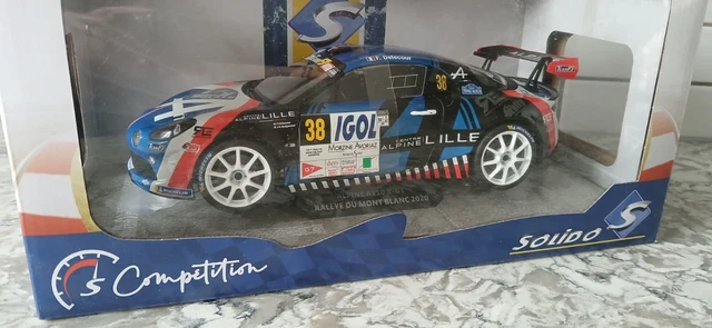 ALPINE A110 RGT Delecour Mont Blanc rallye 2020 1/18th scale diecast ...