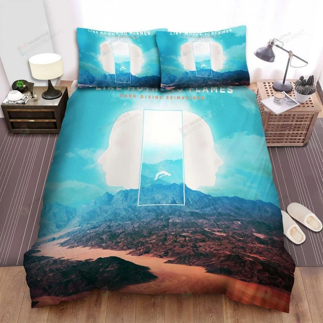LIKE MOTHS TO Flames Dark Divine Reimagined Album Music Quilt Duvet ...