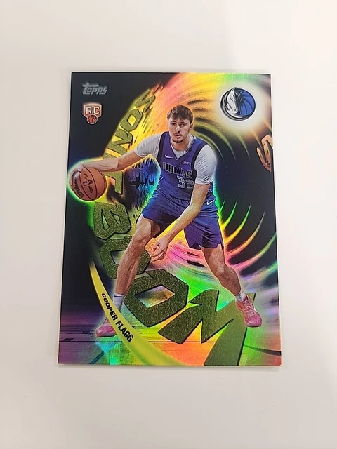 2025-26 TOPPS NBA Basketball COOPER FLAGG Sonic Boom SSP Rookie RC #SB ...