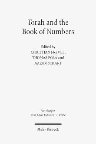 CHRISTIAN FREVEL TORAH and the Book of Numbers (Poche) EUR 219,24 ...