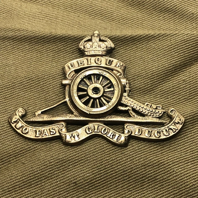 ORIGINAL WW1 BRITISH Army Royal Artillery RA Cap Badge £8.00 - PicClick UK