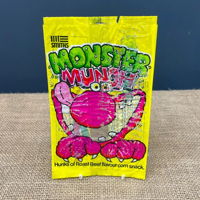 ORIGINAL VINTAGE RETRO Smiths Monster Munch Crisp Packet - The Chimera ...