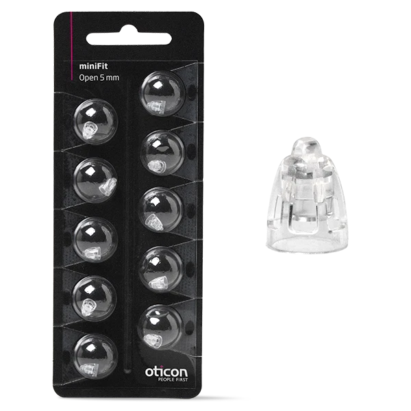 OTICON HEARING AID Domes 5mm Open Mini Fit. Ask for any other size £9. ...